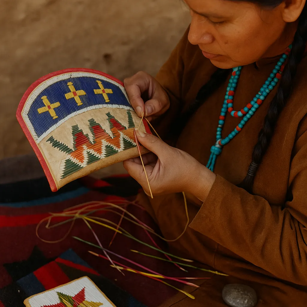Native American Art Guide: Navajo Weaving, Haudenosaunee